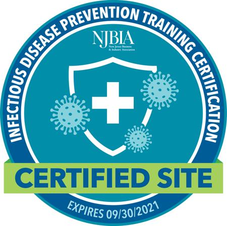 Versa Products Awarded New Jersey Healthy Business Certificate